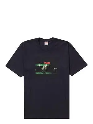 Supreme Hell Tee Shirt Navy Blue