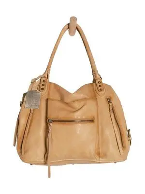 Free People We The Free Emerson Lambskin Leather Tote - Italian Straw