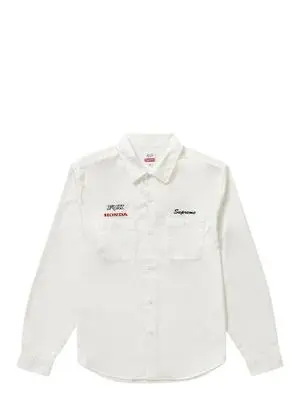 Supreme Honda Fox Racing Work Shirt - Offwhite