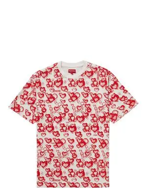 Supreme Hearts Short Sleeve Top - White