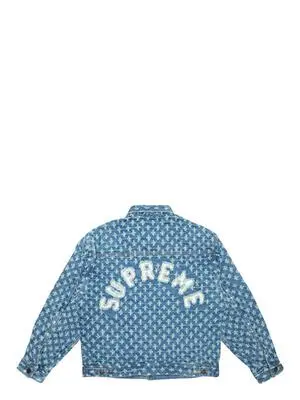 SUPREME Hole Punch Denim Trucker Jacket