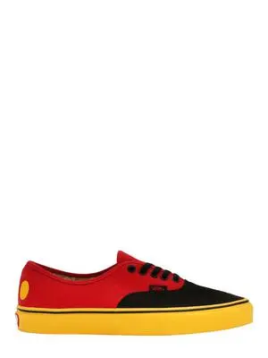 VANS Authentic Disney Mickey Mouse Sneakers - Red/yellow