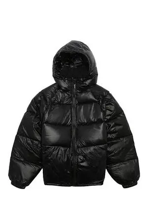 Supreme Hooded Down Jacket - Black