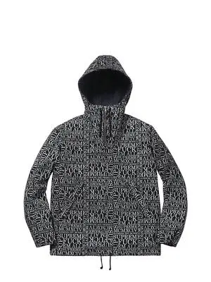 Supreme Hooded Denim Pullover - Black