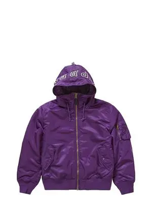 Supreme Hooded Ma1 - Purple