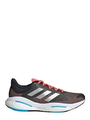 Adidas Solarglide 5 Athletic Sneakers Carbon/silver Metallic/turbo