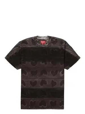 Supreme Hearts Dyed Short Sleeve Top Black