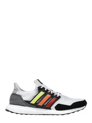 Adidas Ultra Boost S&l Pride Sneakers - Cloud White/core Black/gold Metallic
