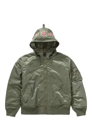 Supreme Hooded Ma1 - Olive