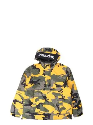 Supreme Hooded Half Zip Pullover - Yellow Camo