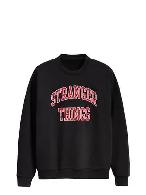 LEVI'S X Stranger Things Hopper's Crewneck Sweatshirt - Black