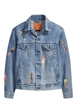 LEVI'S X Stranger Things Vintage Fit Trucker Jacket - Medium Wash