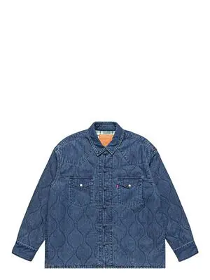 LEVI'S X Clot Padded Western Shirt - Indigo Blue