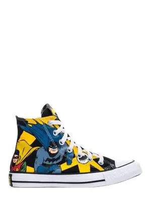 CONVERSE Chuck Taylor All Star Hi Batman 80th Anniversary Sneakers - Black/white/egret