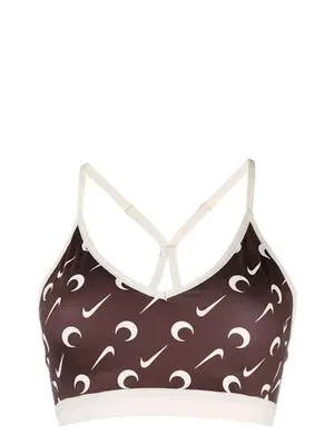 Nike X Marine Serre Sports Bra - Brown
