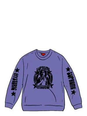 Supreme Hysteric Glamour Long Sleeve Tee Shirt - Light Purple
