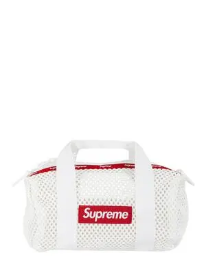 Supreme Mesh Mini Duffle Bag - White