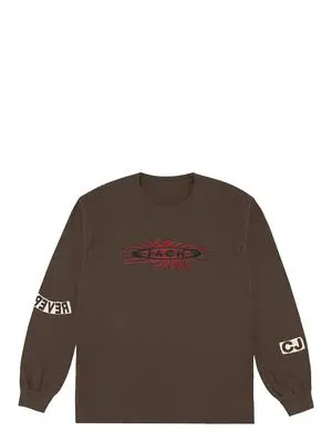 TRAVIS SCOTT Reverse Jack Long Sleeve T-shirt - Brown