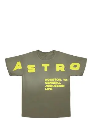TRAVIS SCOTT Flaming Tv Tee Shirt - Brown