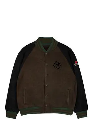 TRAVIS SCOTT Varsity Jacket - Brown/black