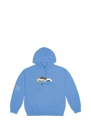 TRAVIS SCOTT JACKBOYS Vehicle Hoodie Blue