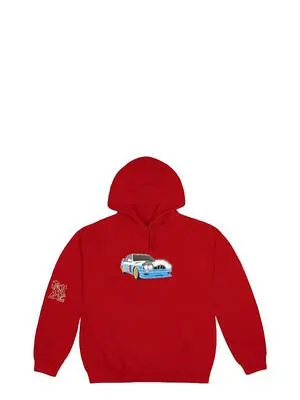 TRAVIS SCOTT JACKBOYS Vehicle Hoodie Red
