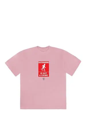 TRAVIS SCOTT Not A Crime T-shirt I - Pink