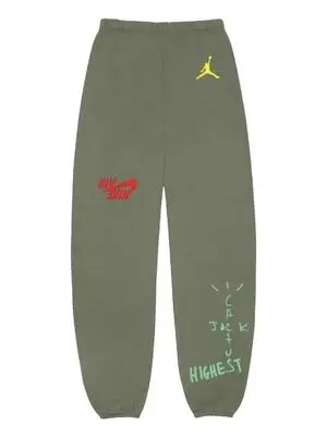 TRAVIS SCOTT Jordan Cactus Jack Highest Sweatpant - Olive