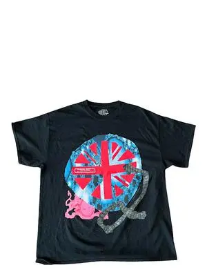 TRAVIS SCOTT O2 Union Jack T-shirt - Black