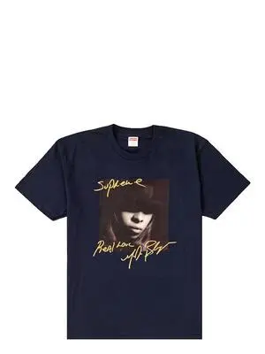 Supreme Mary J. Blige Tee Shirt Navy Blue
