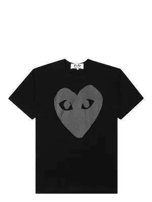 Play Comme Des Garcon Heart T-shirt - Black
