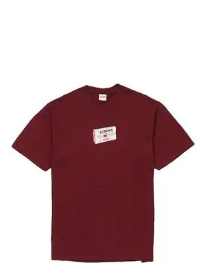 Supreme Luden's Tee Shirt Burgundy
