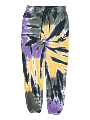 HARVEY NICHOLS Spiral Vision Jogger Pants - Black/tie Dye