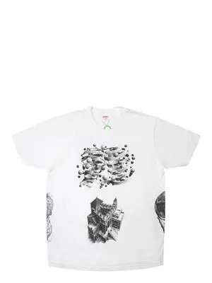 Supreme Mc Escher Collage Tee Shirt - White