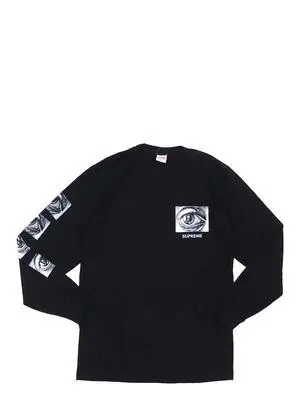 Supreme Mc Escher Eye Long Sleeve Tee Shirt - Black