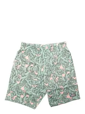 HARVEY NICHOLS Printed Rolls Shorts - Green/smoke