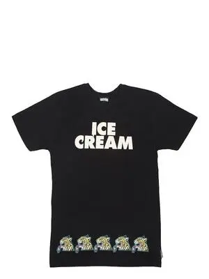 HARVEY NICHOLS Cream Tee Shirt - Black