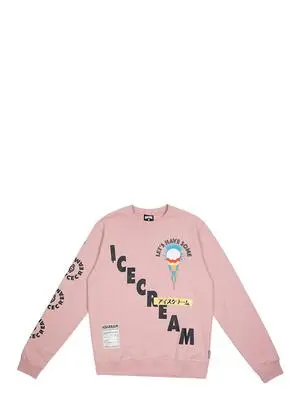 HARVEY NICHOLS Crew Sweater - Pink/mauve
