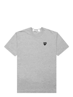 Play Comme Des Garcon Heart Emblem T-shirt - Grey