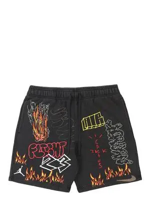 TRAVIS SCOTT Mj Fleece Short - Black