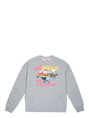 HARVEY NICHOLS Moon Crew Sweater - Gray