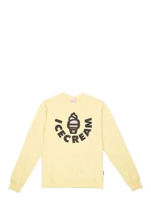 HARVEY NICHOLS Crew Neck Pullover Sweater - Yellow