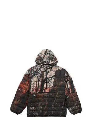 Supreme Micro Down Half Zip Hooded Pullover - Woods