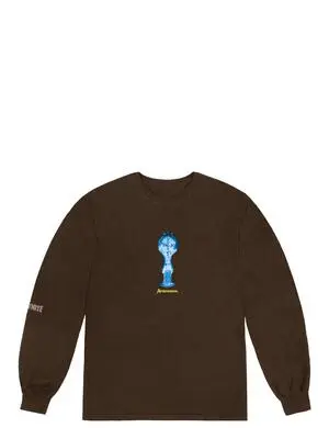 TRAVIS SCOTT T3500 Beam Long Sleeve Tee Shirt - Bleached Black