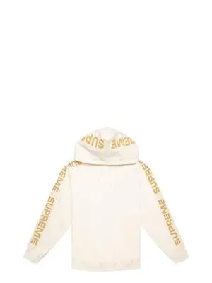 Supreme Metallic Rib Hooded Sweatshirt - Natural