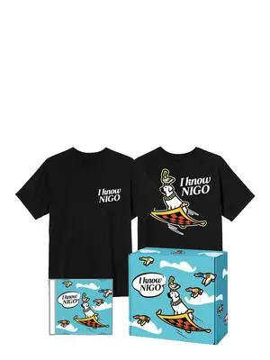 I KNOW NIGO T-shirt And Cd Box Set 4 - Black
