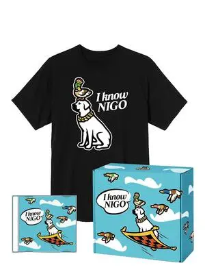 I KNOW NIGO T-shirt And Cd Box Set 2 - Black