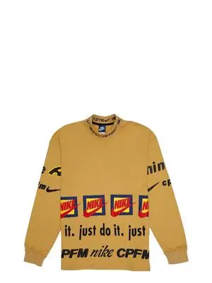Nike X Cactus Plant Flea Market Long Sleeve T-shirt - Mustard Yellow