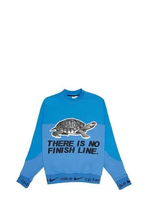 Nike X Cactus Plant Flea Market Fleece Crewneck Sweatshirt - Blue