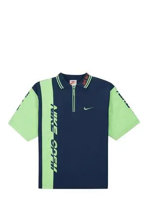 Nike X Cactus Plant Flea Market Short Sleeve Polo Shirt - Navy Blue Green